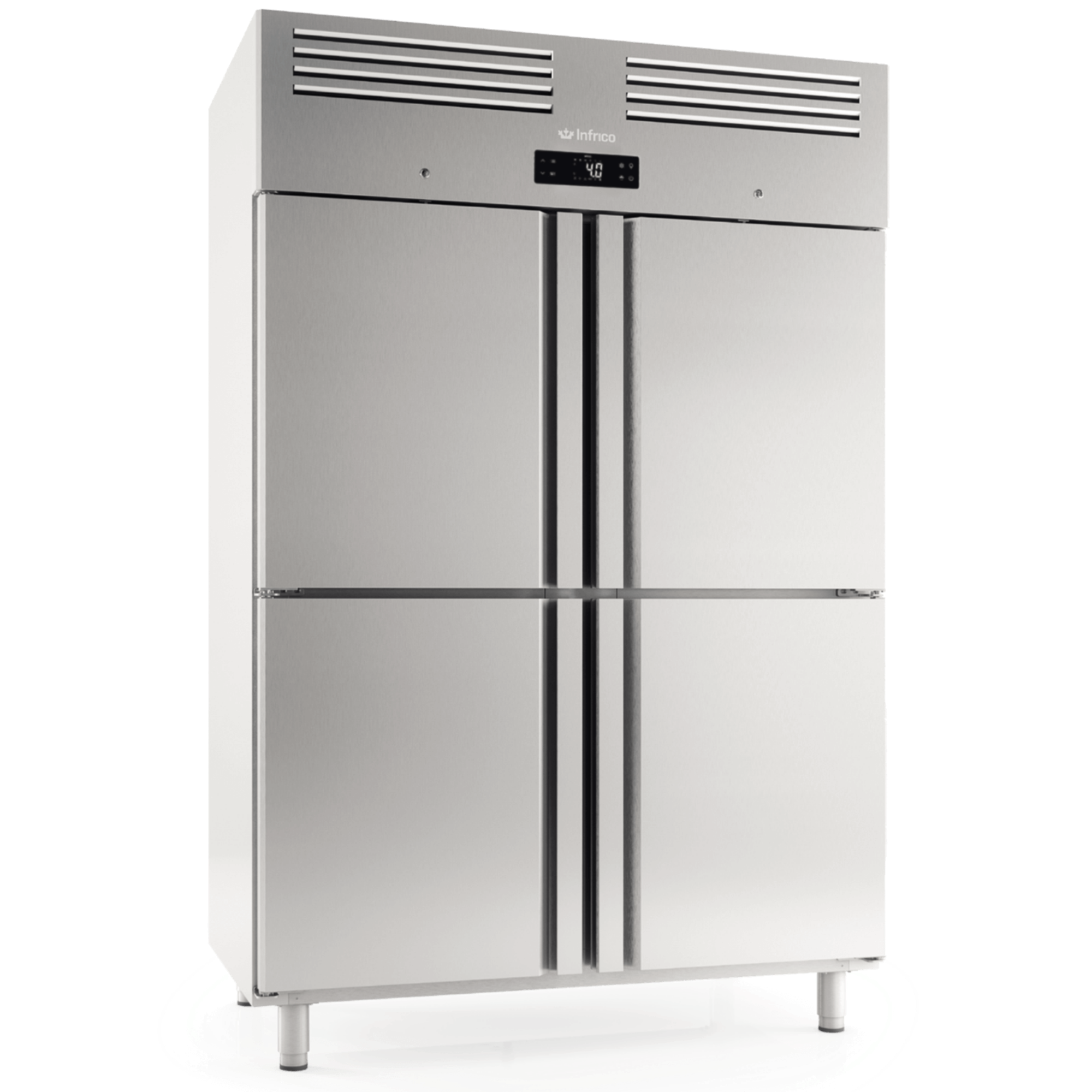 Infrico AGB1404 Reach Ins AGB 700/1400L Series – GN 2/1 Refrigerator ...