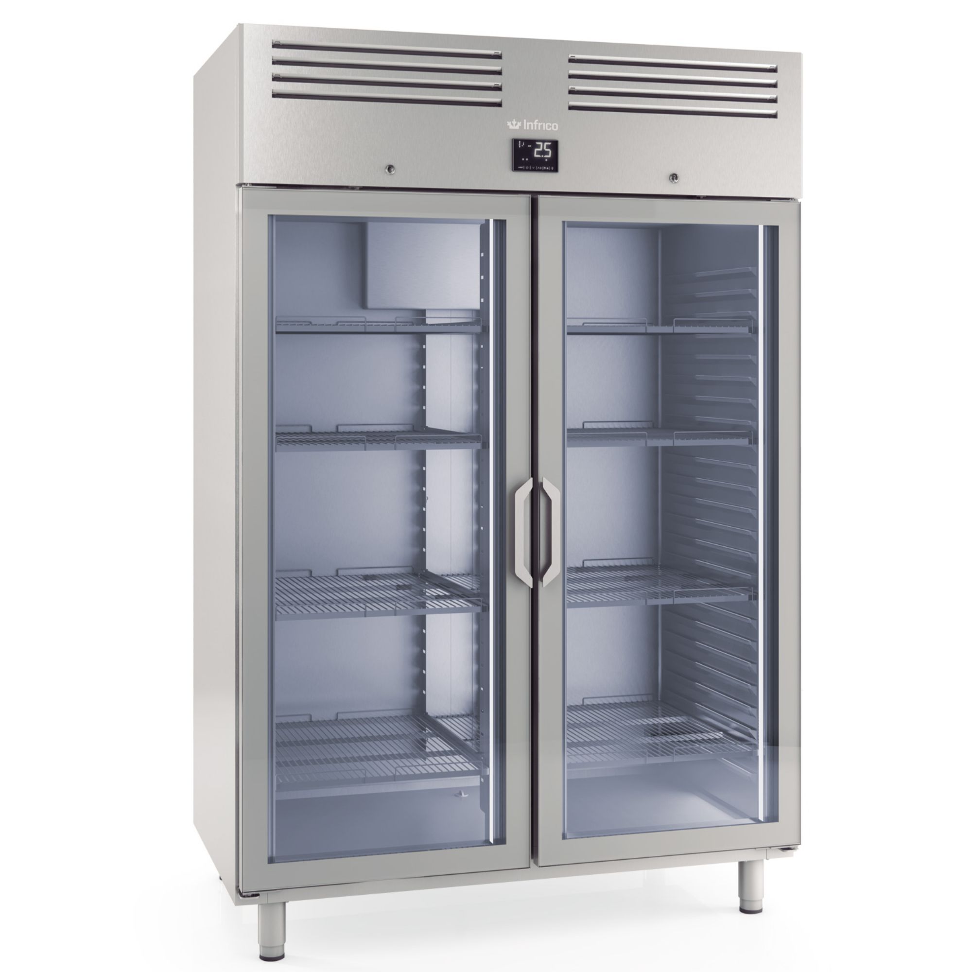 Infrico AGB1402 Reach Ins AGB 700/1400L Series – GN 2/1 Refrigerator ...