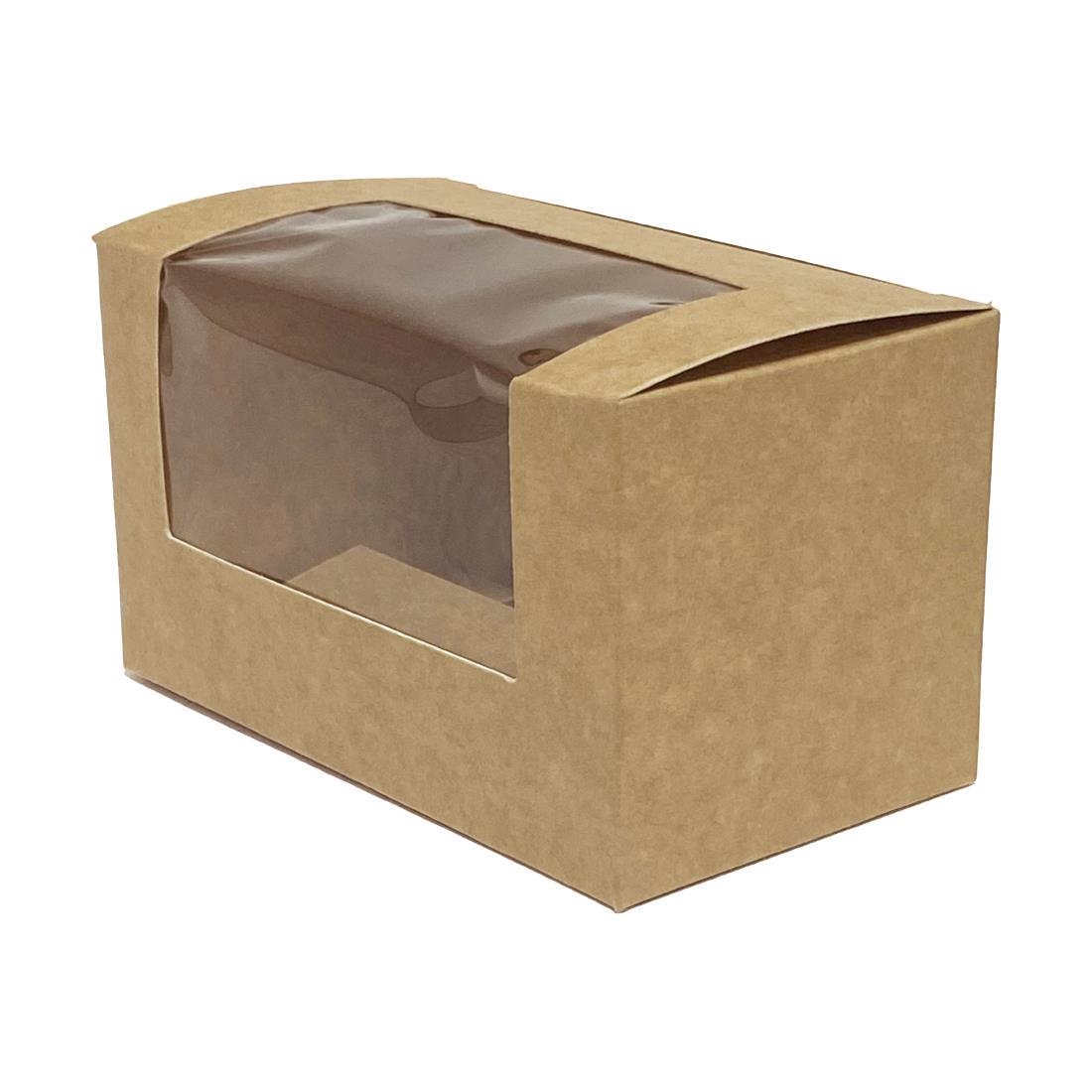 Fiesta Recyclable Bloomer Box with PET Window 70x125mm (500 pack) - FT652